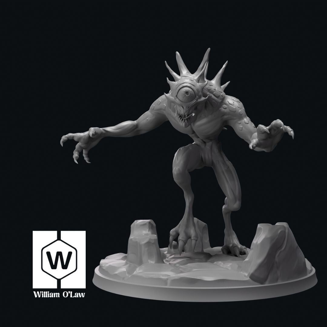 ArtStation - Nothic figurine