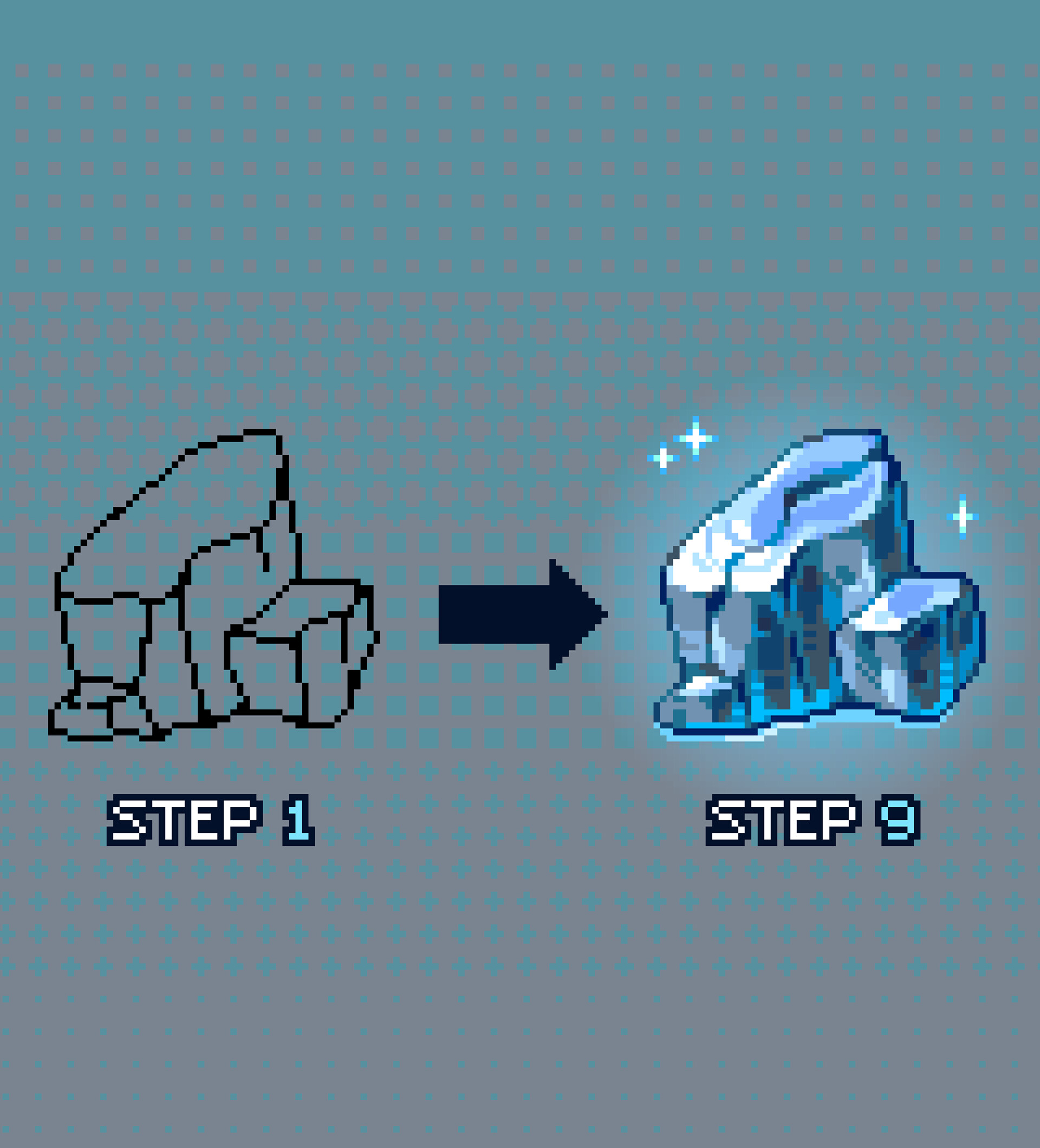 ArtStation - Pixel Art Tutorial - Ice