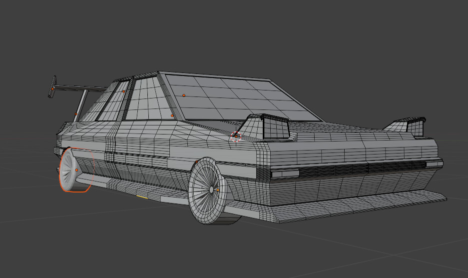 ArtStation - Low Poly JDM Car