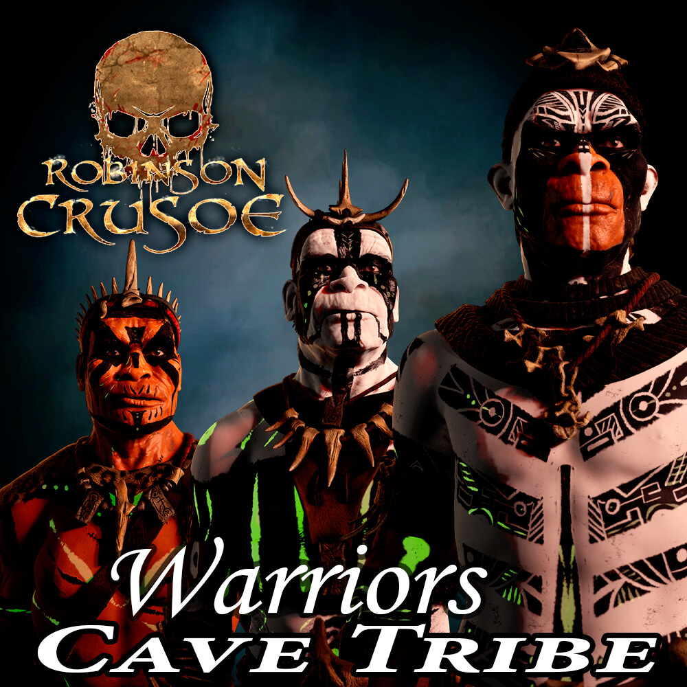 ArtStation - Cave Tribe Warriors