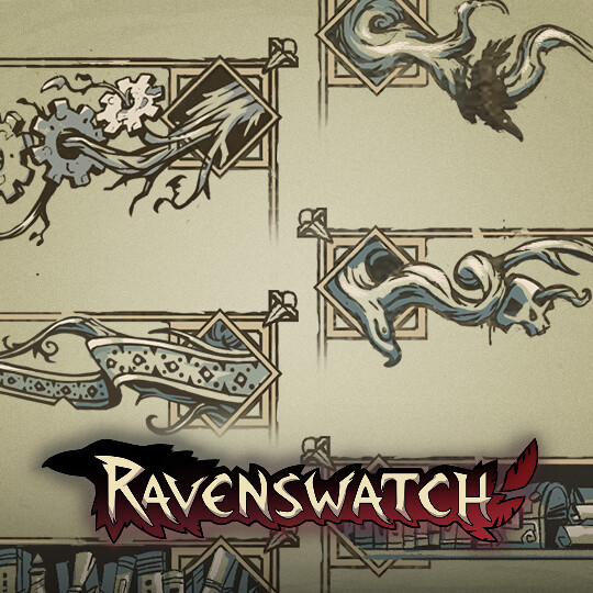 ArtStation - Ravenswatch - UI - Book Menu