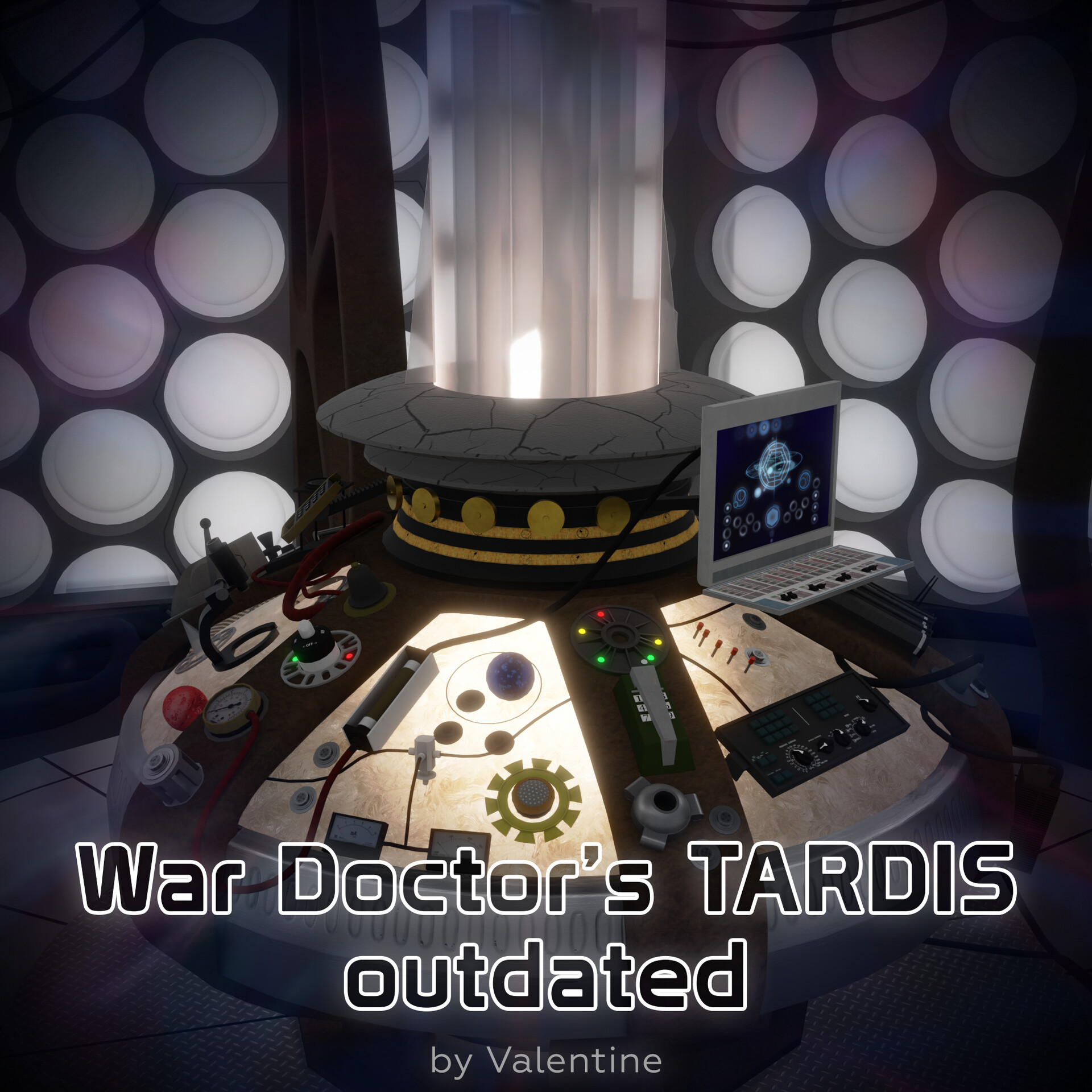 ArtStation - War Doctor's TARDIS Interior (Old version)