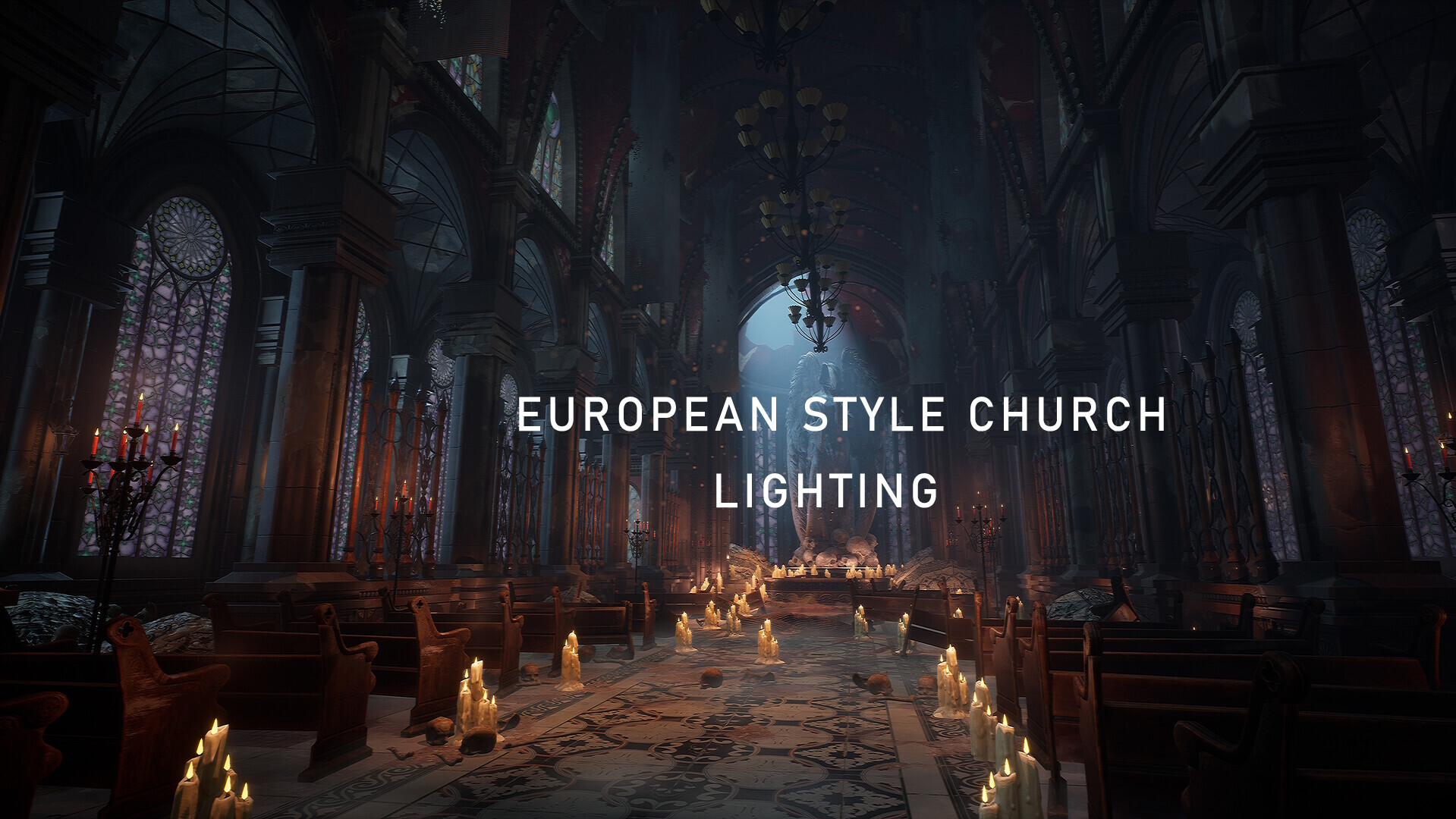 ArtStation - European Style Church Lighting Practice by Unreal Engine 4