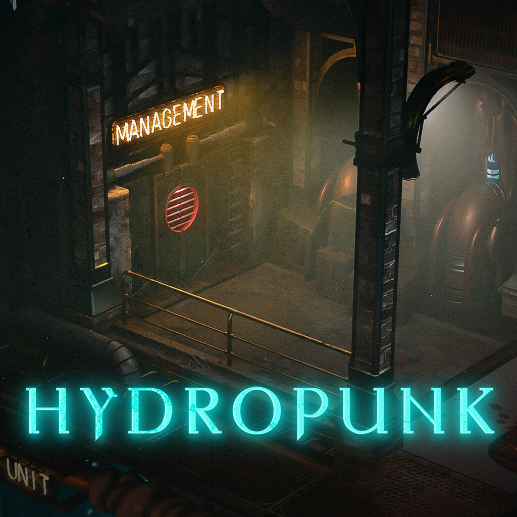 ArtStation - Solomon Warehouse Docks | HYDROPUNK Level Art