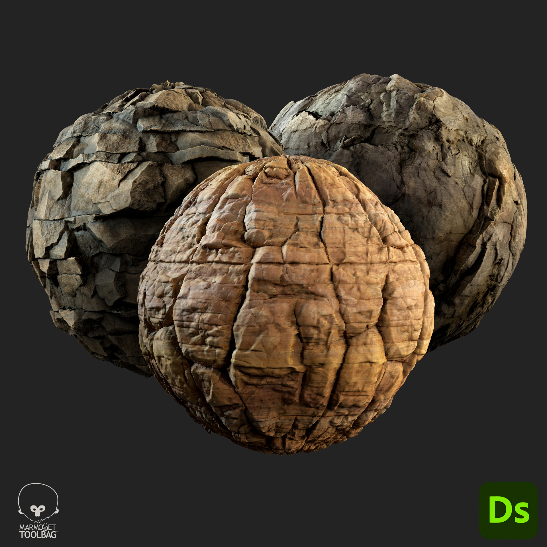 ArtStation - Rock Material Study