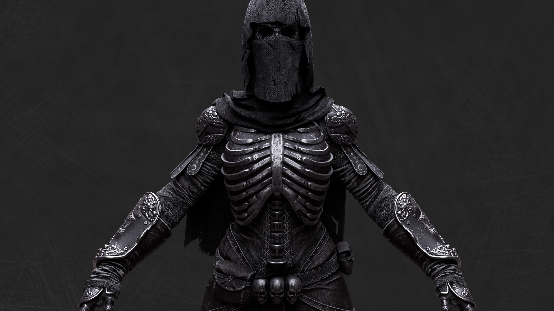 ArtStation - Female Necromancer Armor