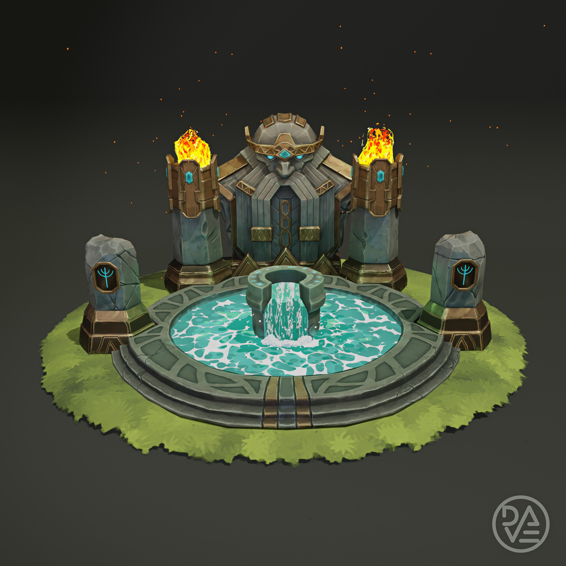 ArtStation - Dwarven Healing Shrine