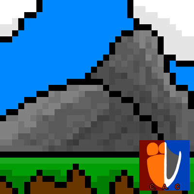 ArtStation - Pixel art rocks - 2D game assets - Camilo Artavia