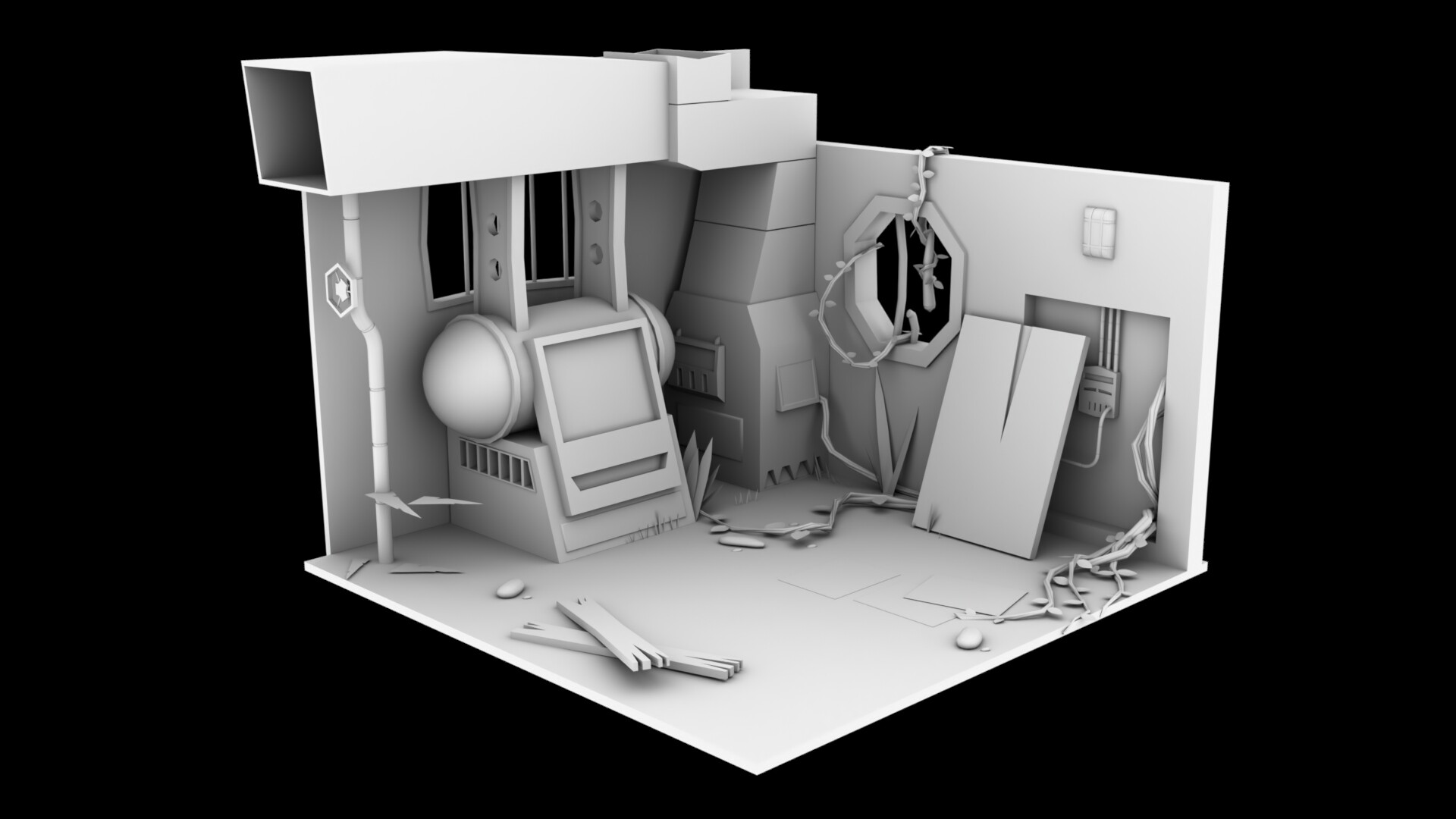 ArtStation - Stylized Factory