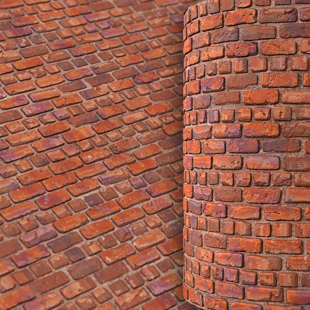 ArtStation - Rustic Brick Texture