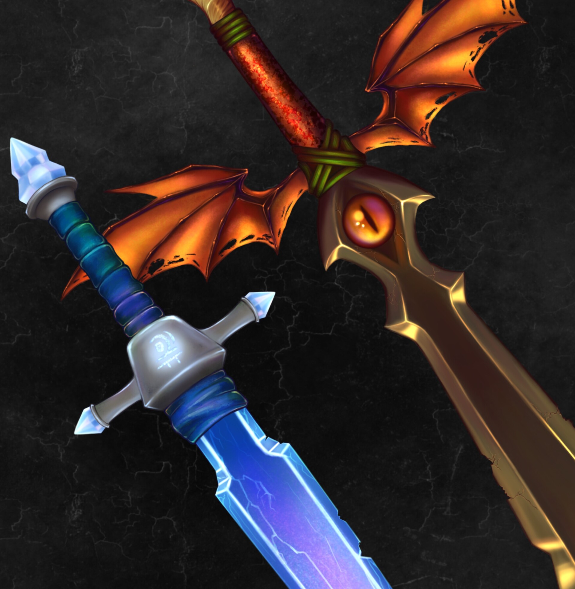 ArtStation - Magic swords