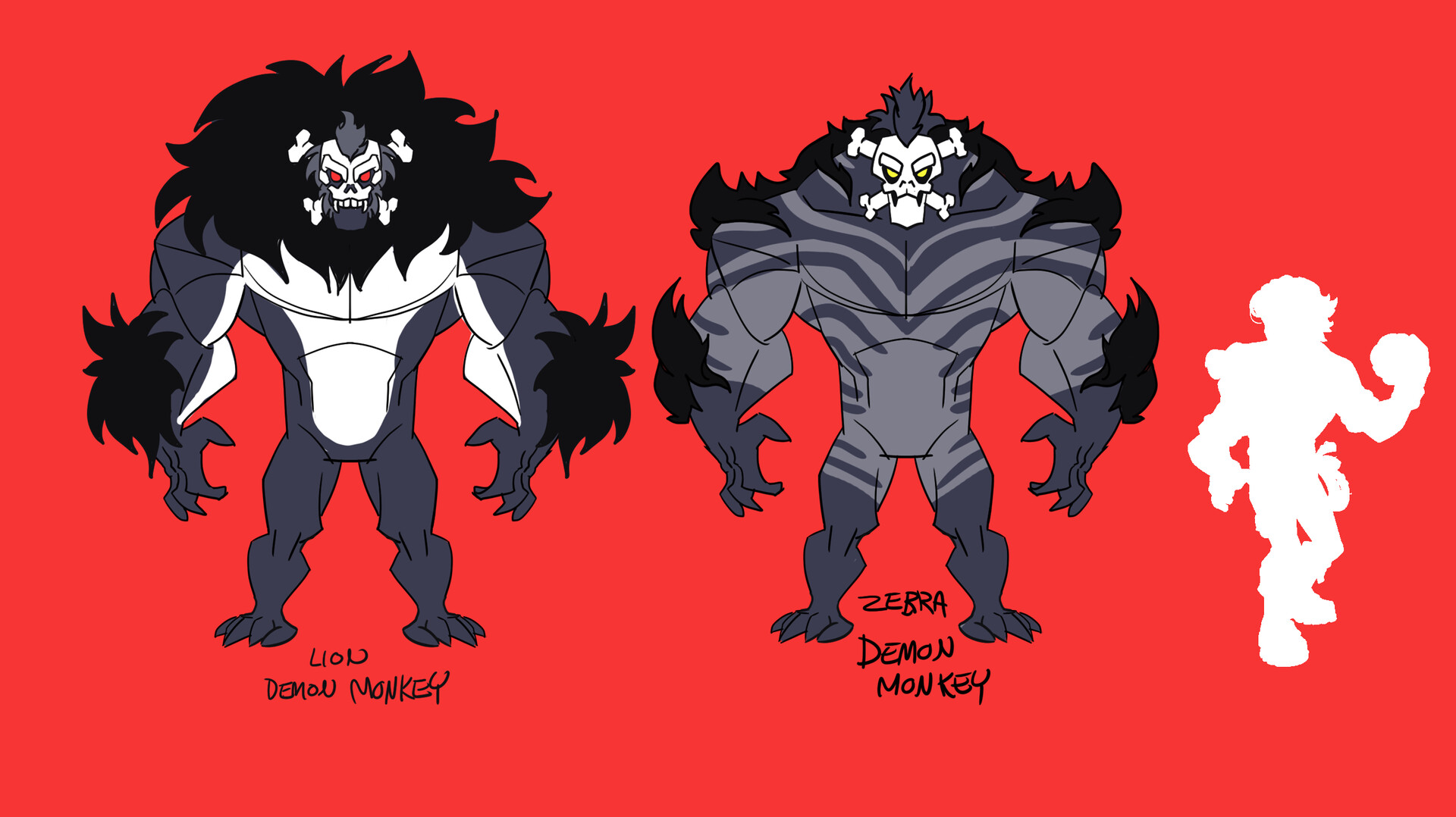 Eric Allard - Temple Run Legends - Demon Monkeys Concepts