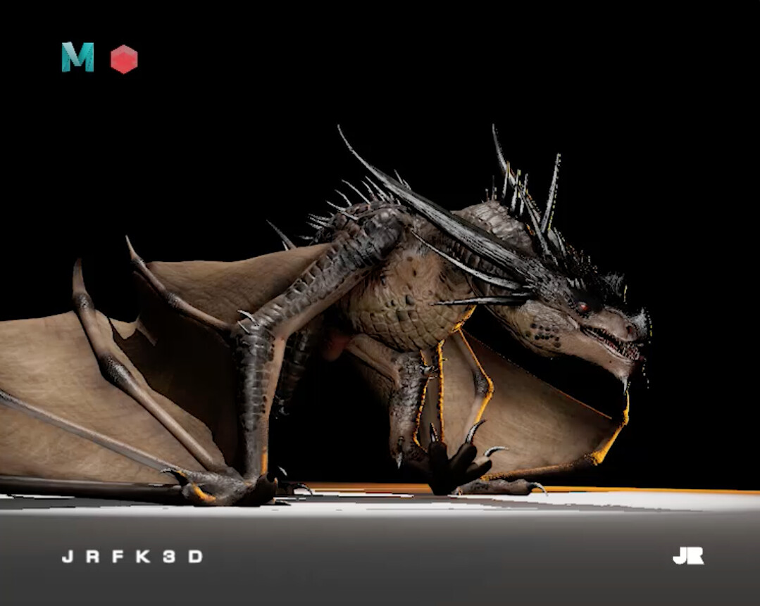 ArtStation - Dragon cycle / 3D Animation / Truon CG Rig