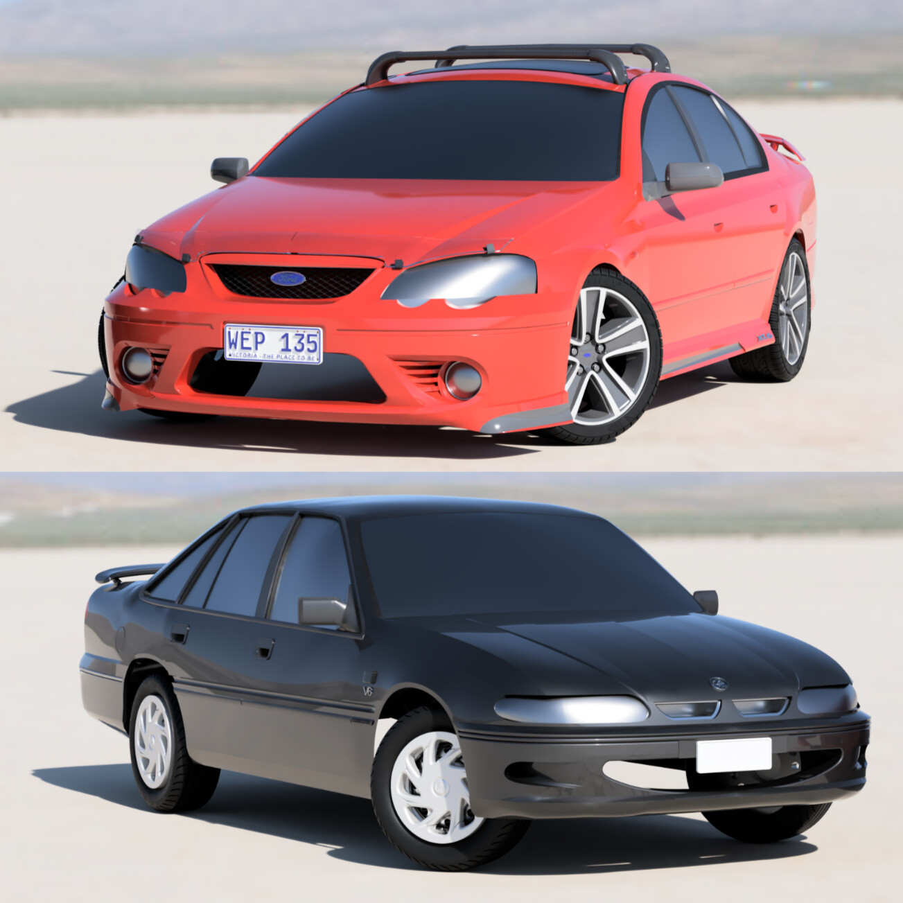 ArtStation - Commodore & Falcon WIP