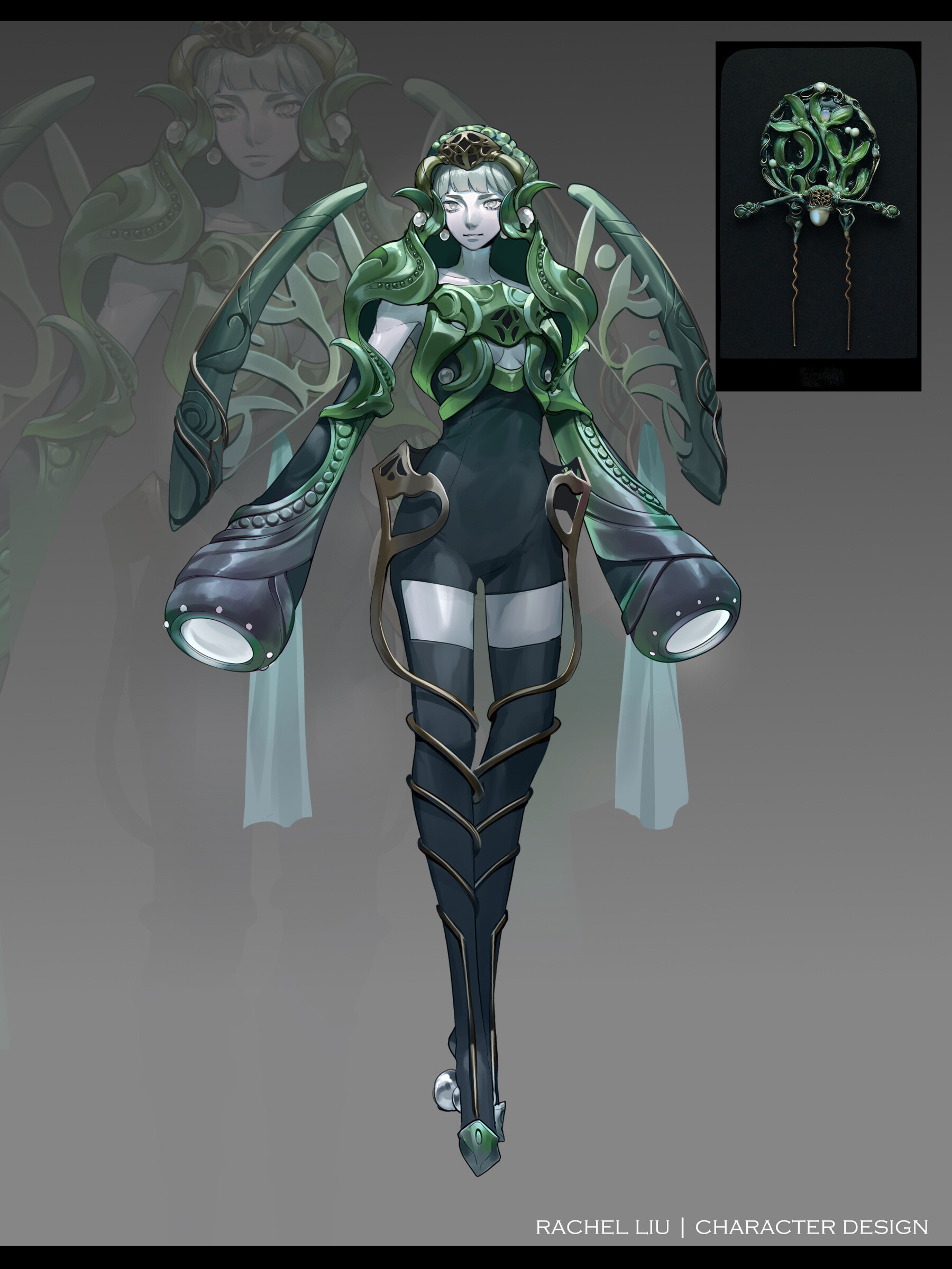 ArtStation - Object Character Design - Jade Mage