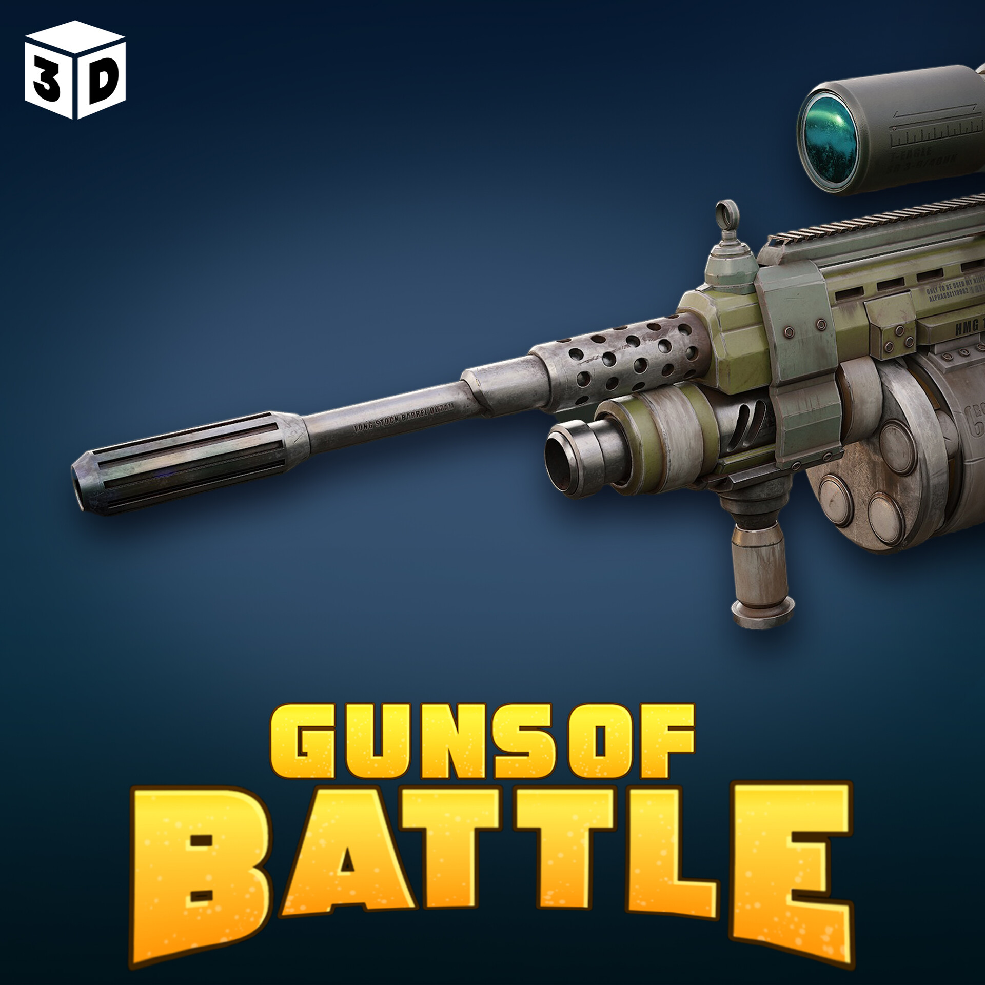 ArtStation - Heavy Machine Gun - JS12