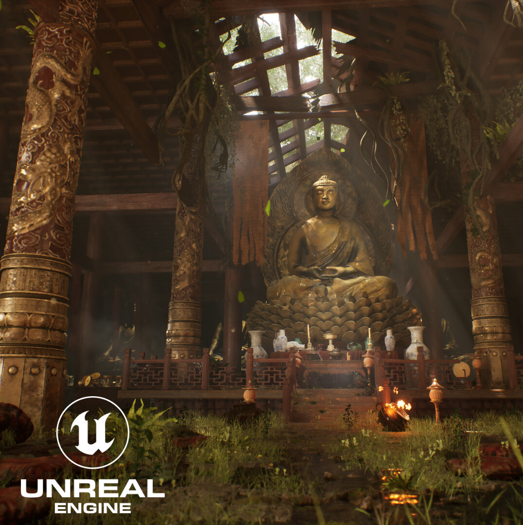 ArtStation - Destroyed Temple