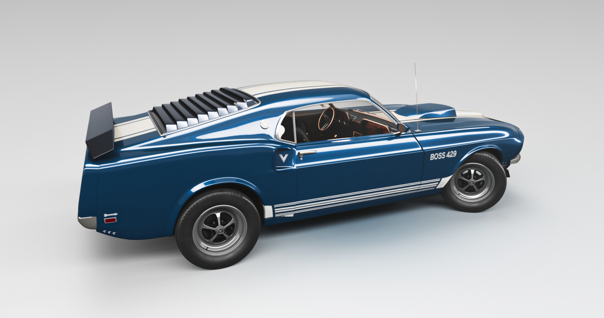 ArtStation - Boss 429 Mustang