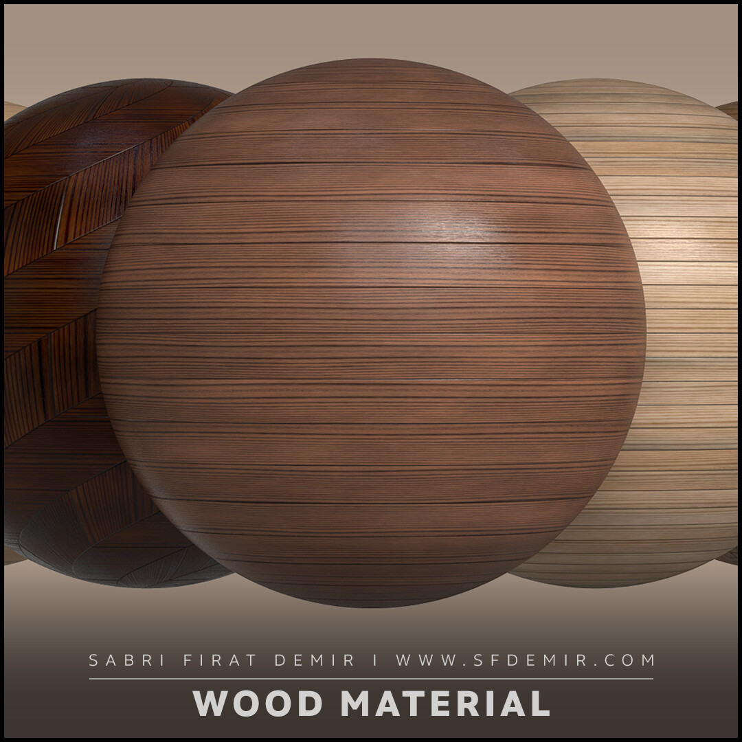 ArtStation - Wooden Material Pack Vol 01