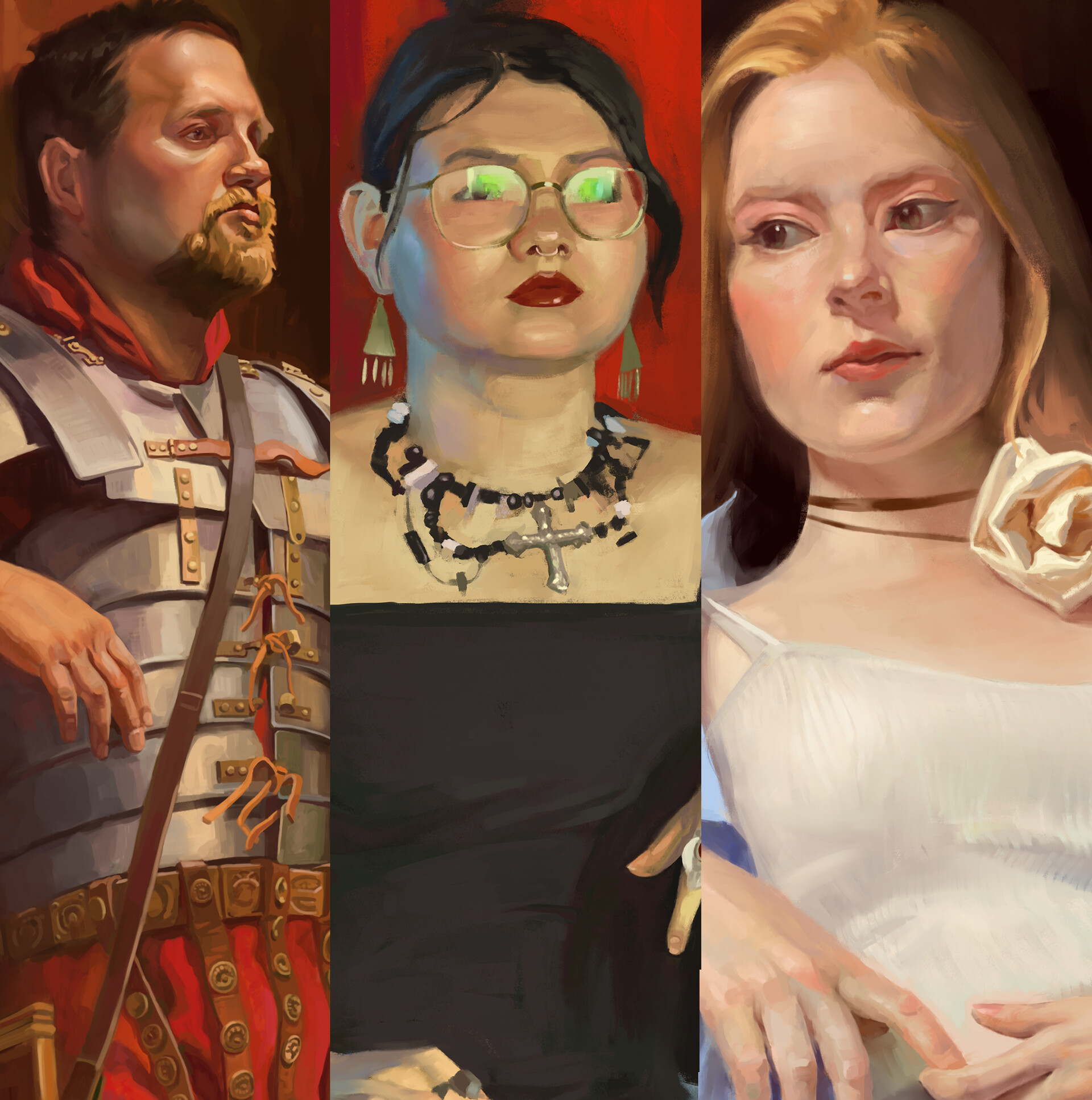 ArtStation - Large series of portraits