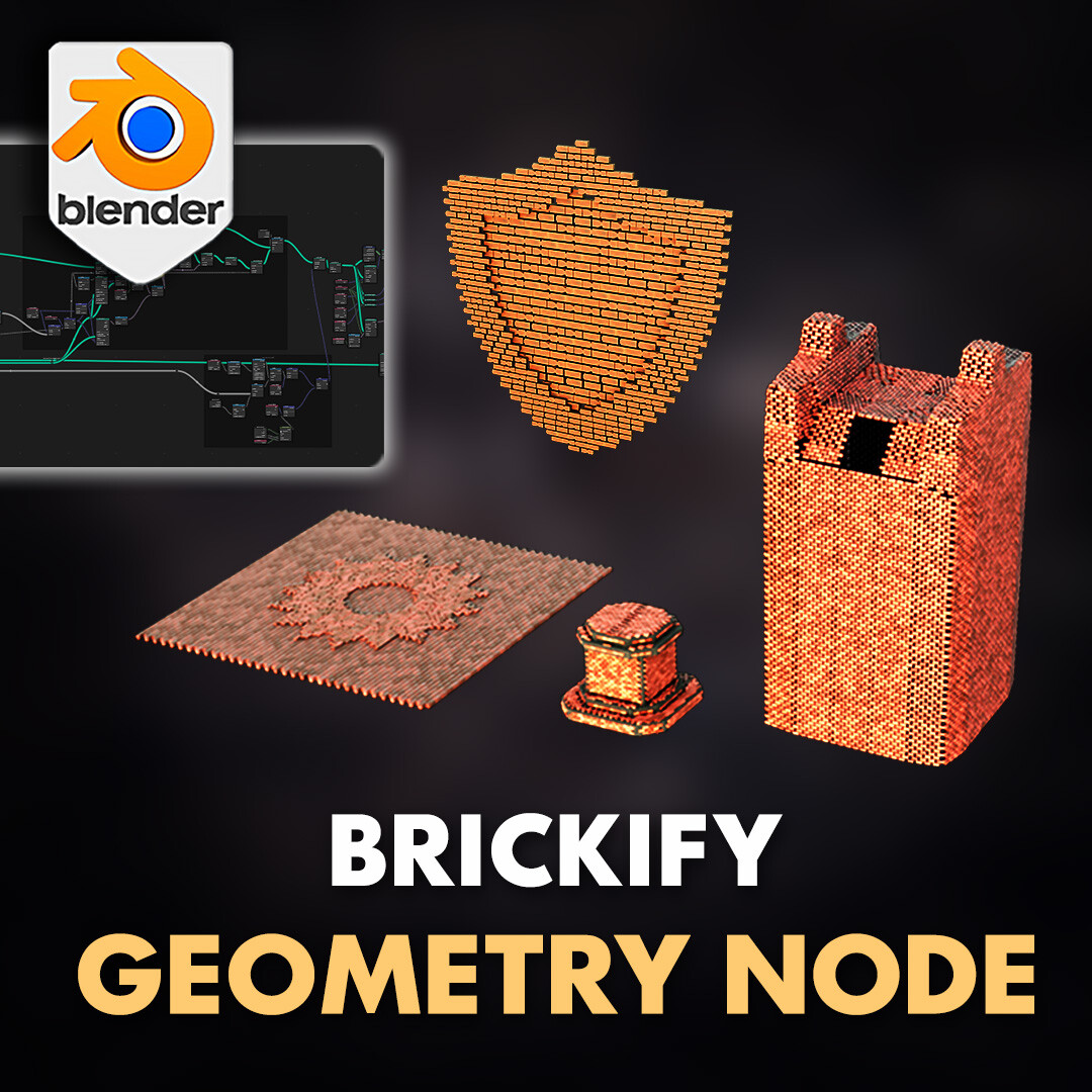 ArtStation - Brickify – Blender Geometry Node