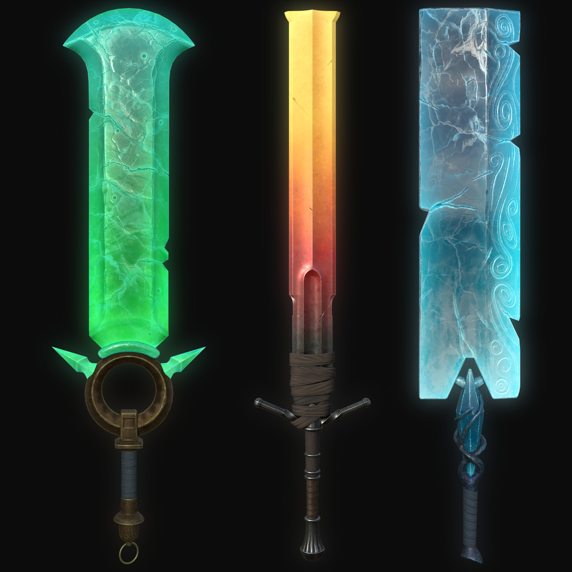 ArtStation - Stylized Swords