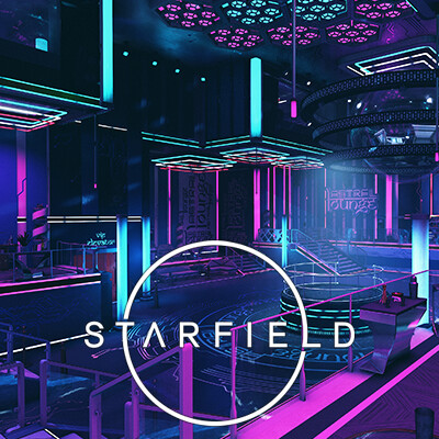 ArtStation - Starfield - Neon - Astral Lounge