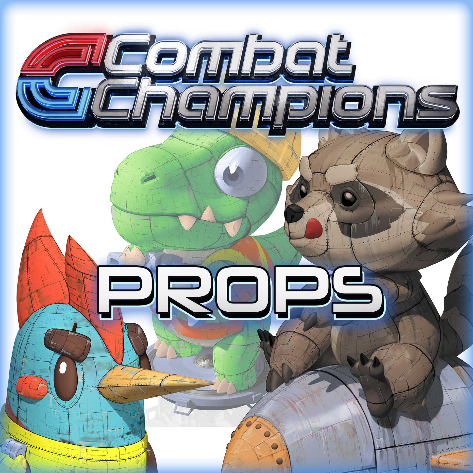 ArtStation - Combat Champions - Props and mascots