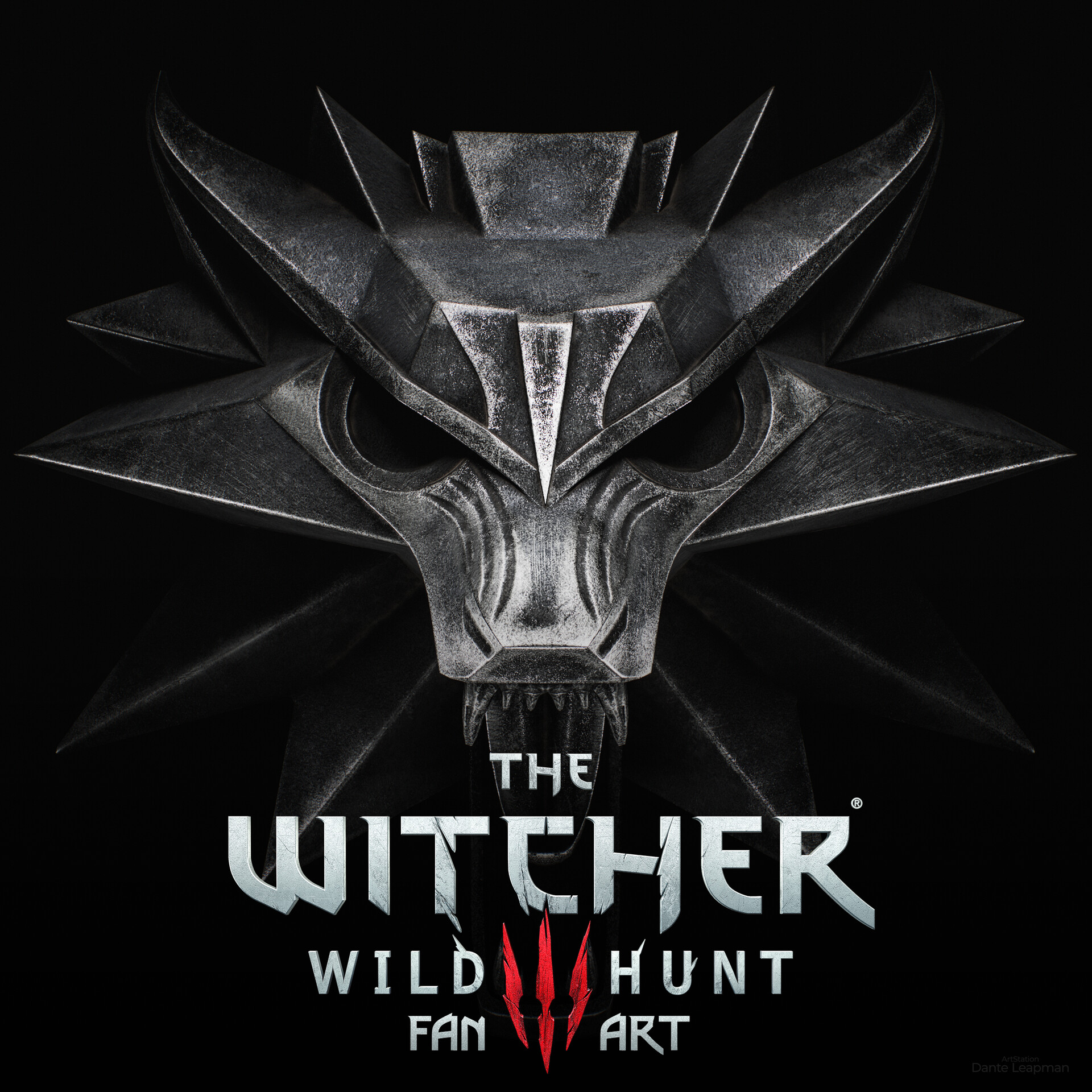 ArtStation - Witcher Medallion Fan Art | Game Ready Prop