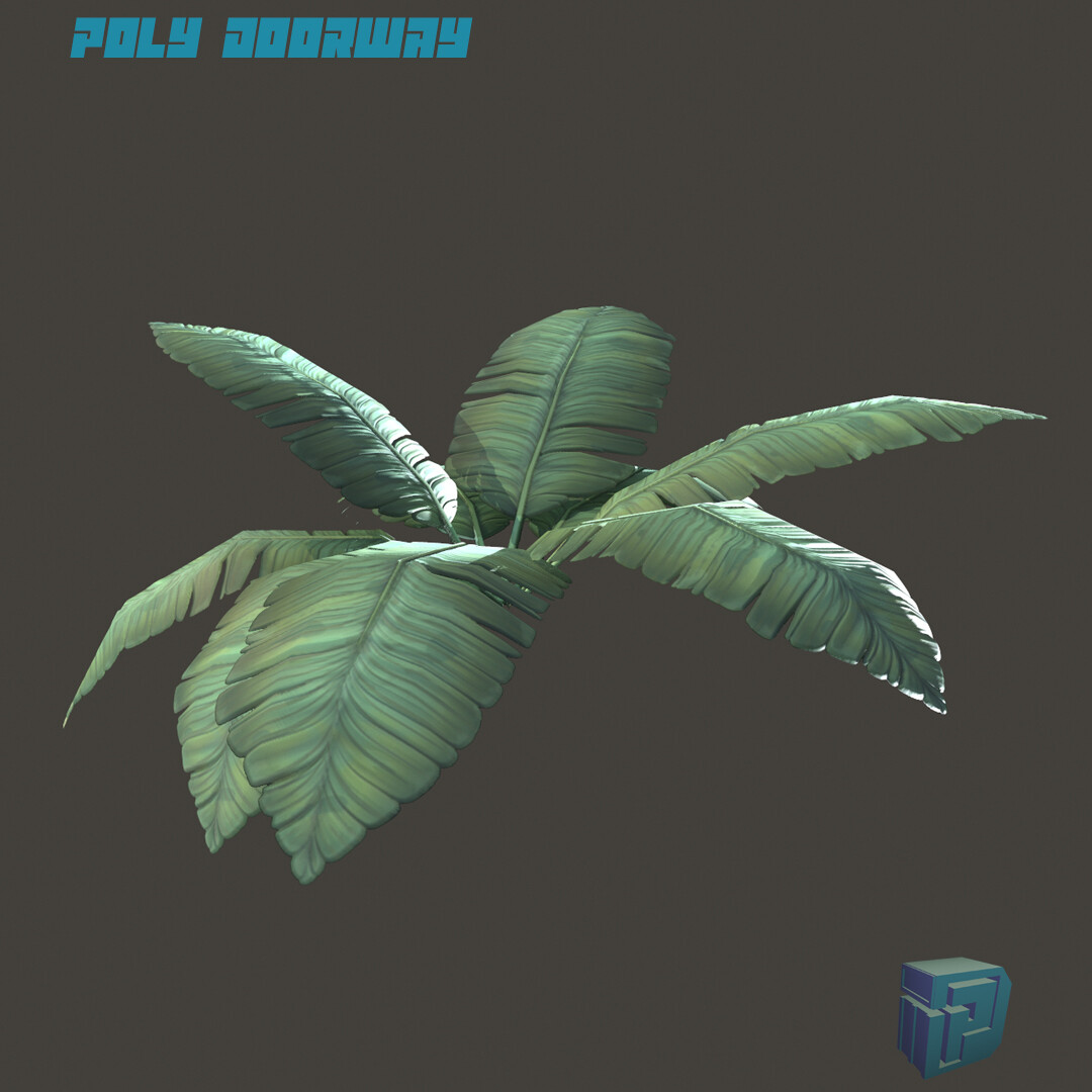 Poly Doorway - Stylized Plant Generator - Sidefx Houdini