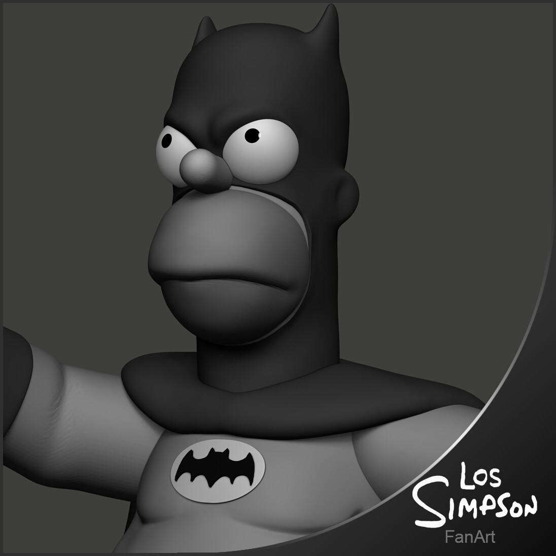 ArtStation - Homer simpson ( Batman ) FanArt