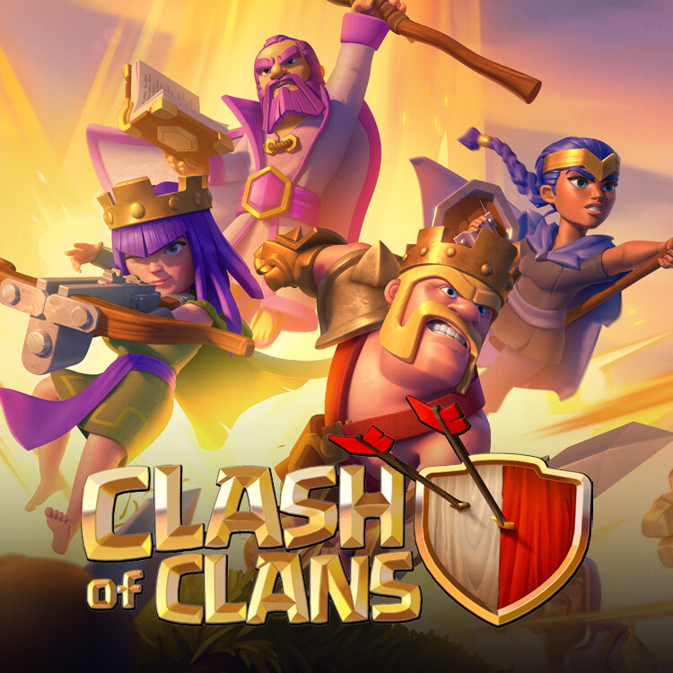 ArtStation - Clash of Clans Key Art | Hero Upgrade Event