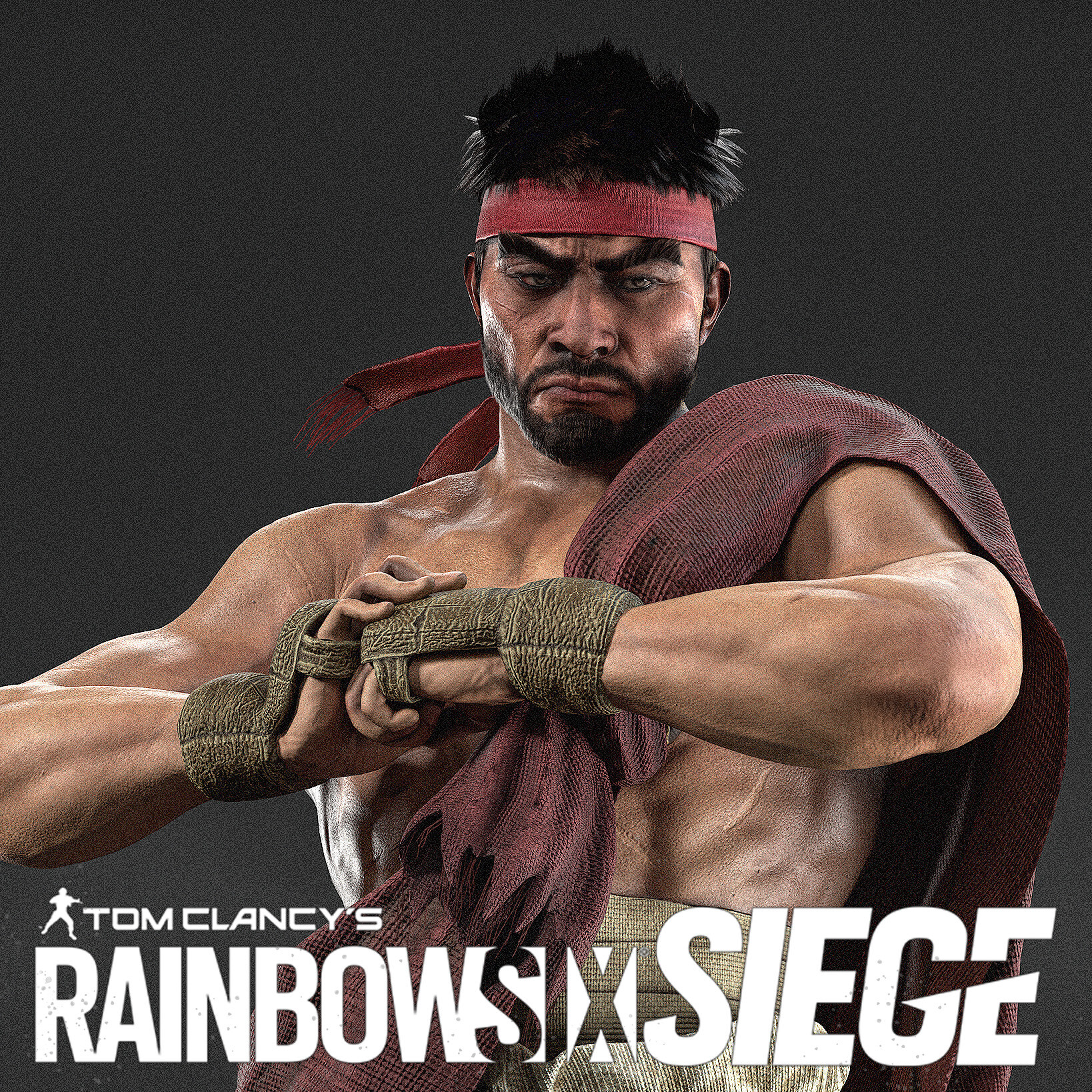 ArtStation - Rainbow Six | Siege - Grim as Ryu of Street Fighter