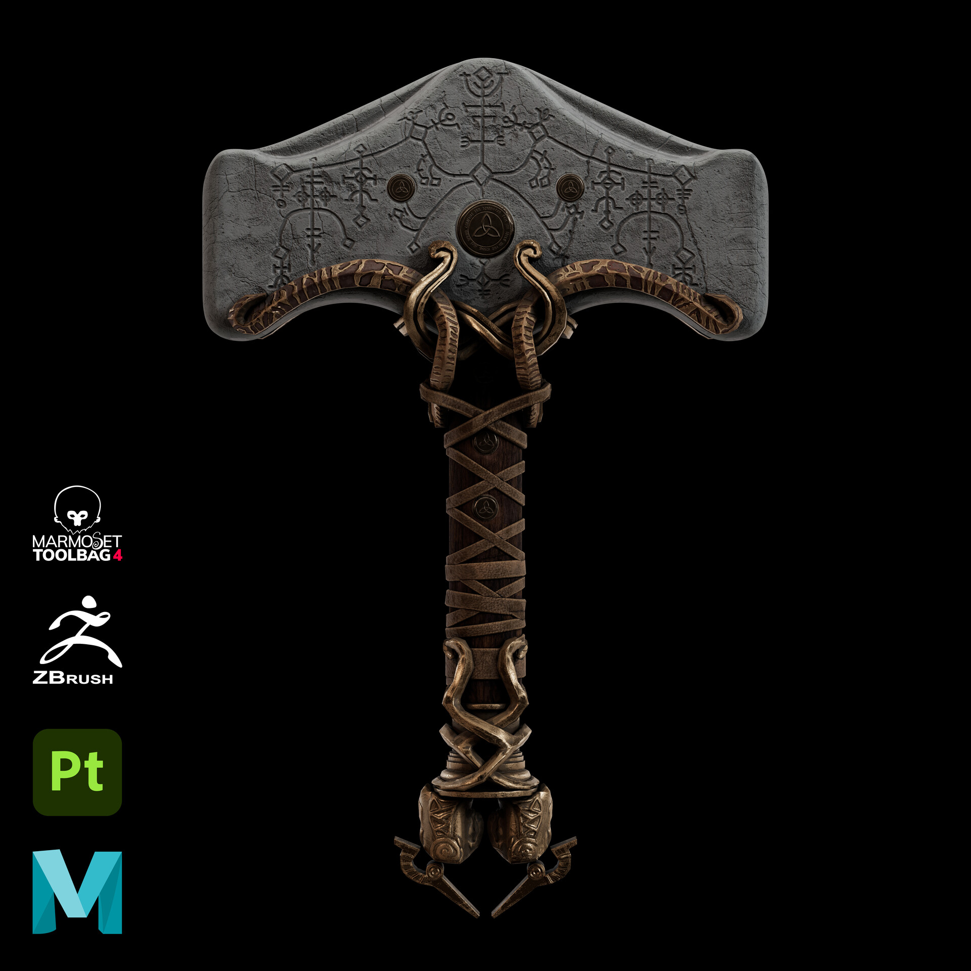 ArtStation - Thor Hammer