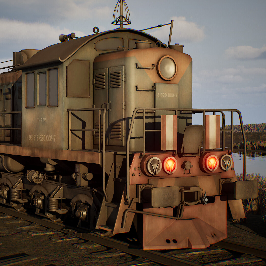 ArtStation - TEM2 - Soviet Diesel Locomotive