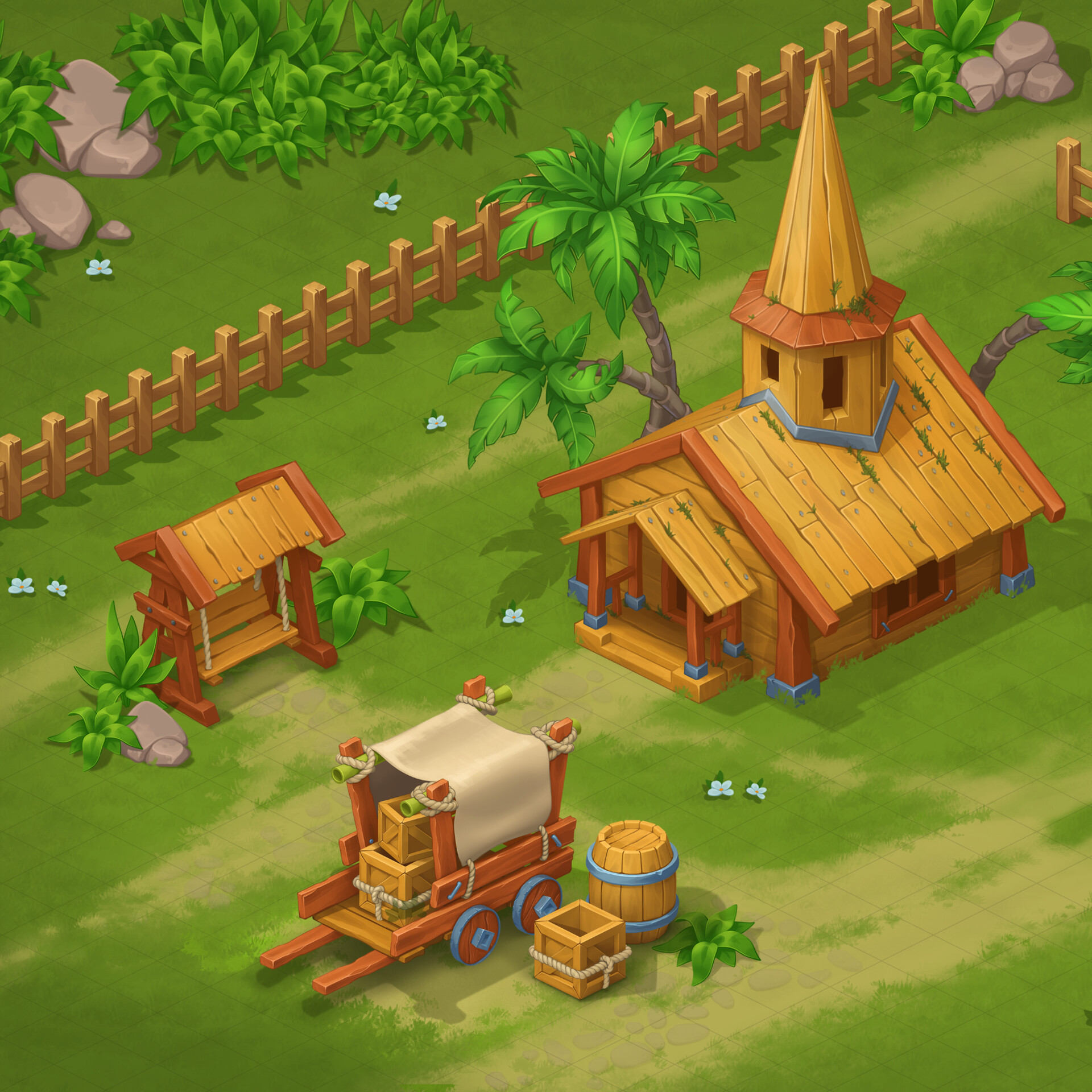 ArtStation - Isometric props set