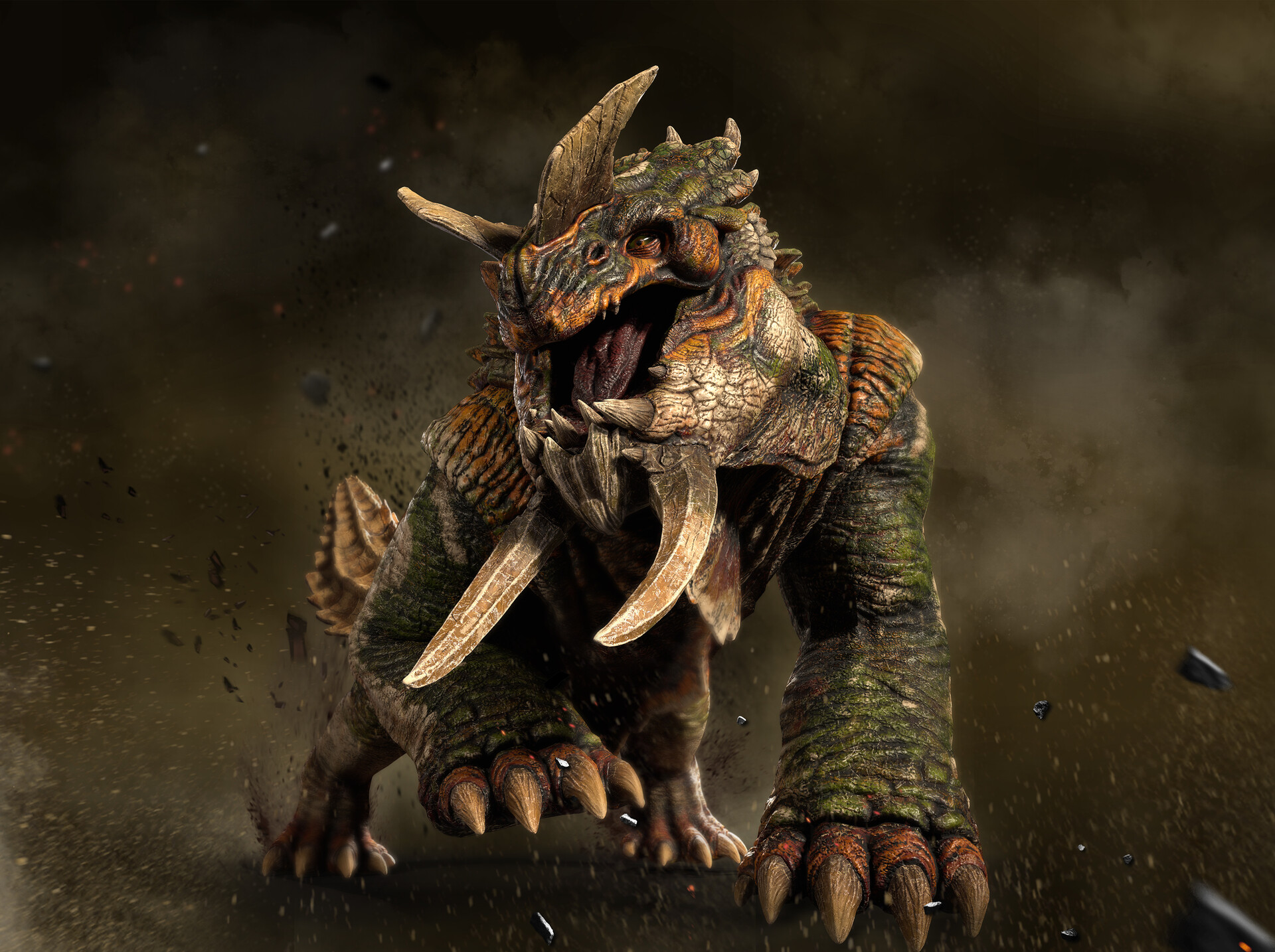 ArtStation - Forest Drake (Slag Horn)