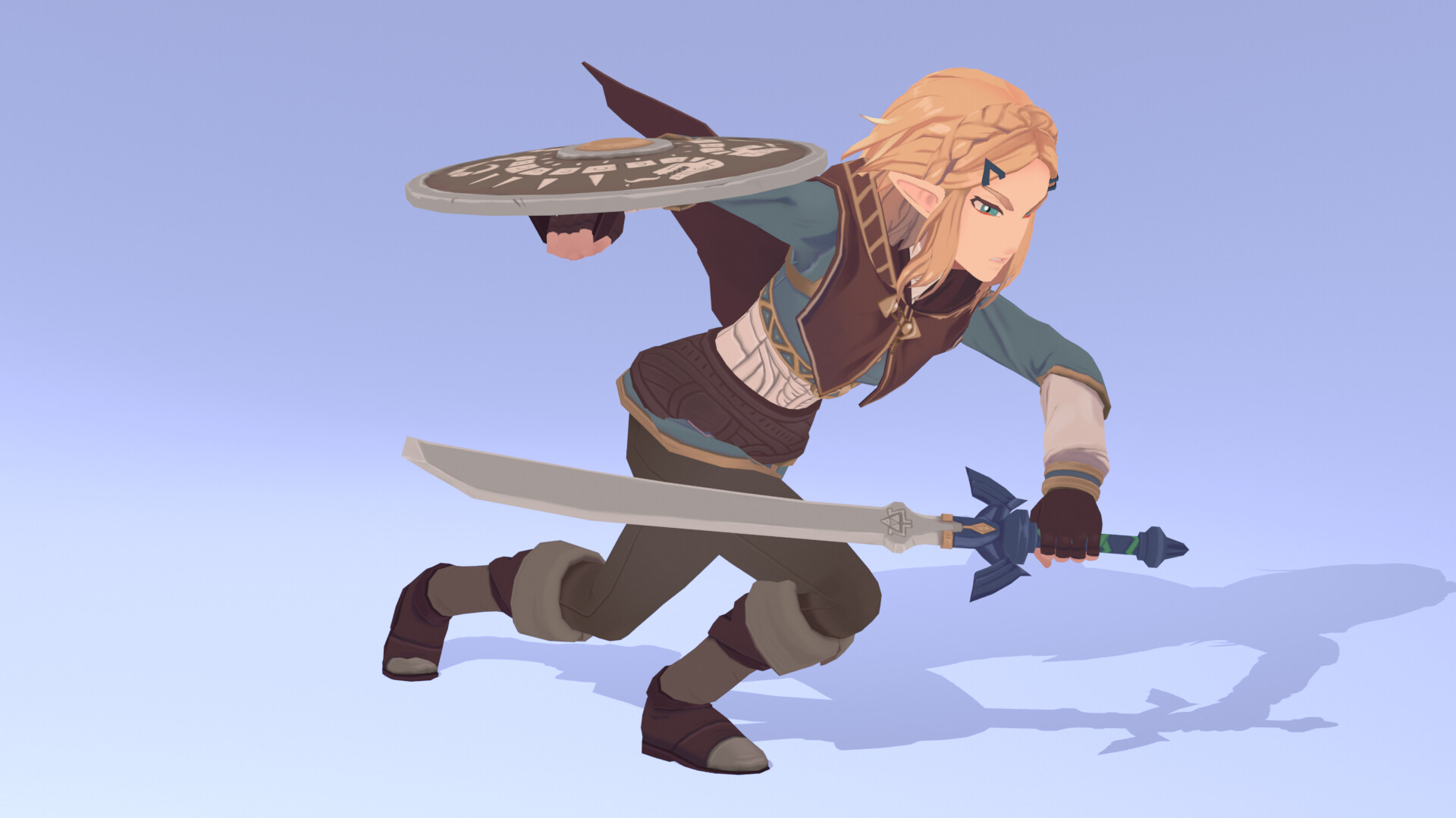 ArtStation - Zelda Attack Animation - Smash Bros