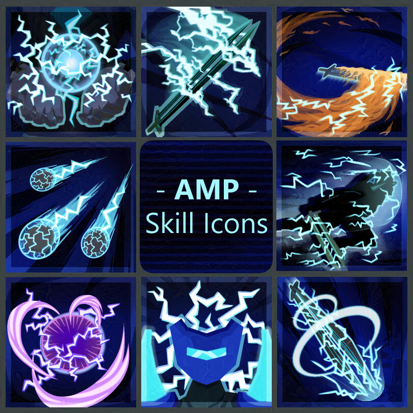 ArtStation - Skill Icons | AMP