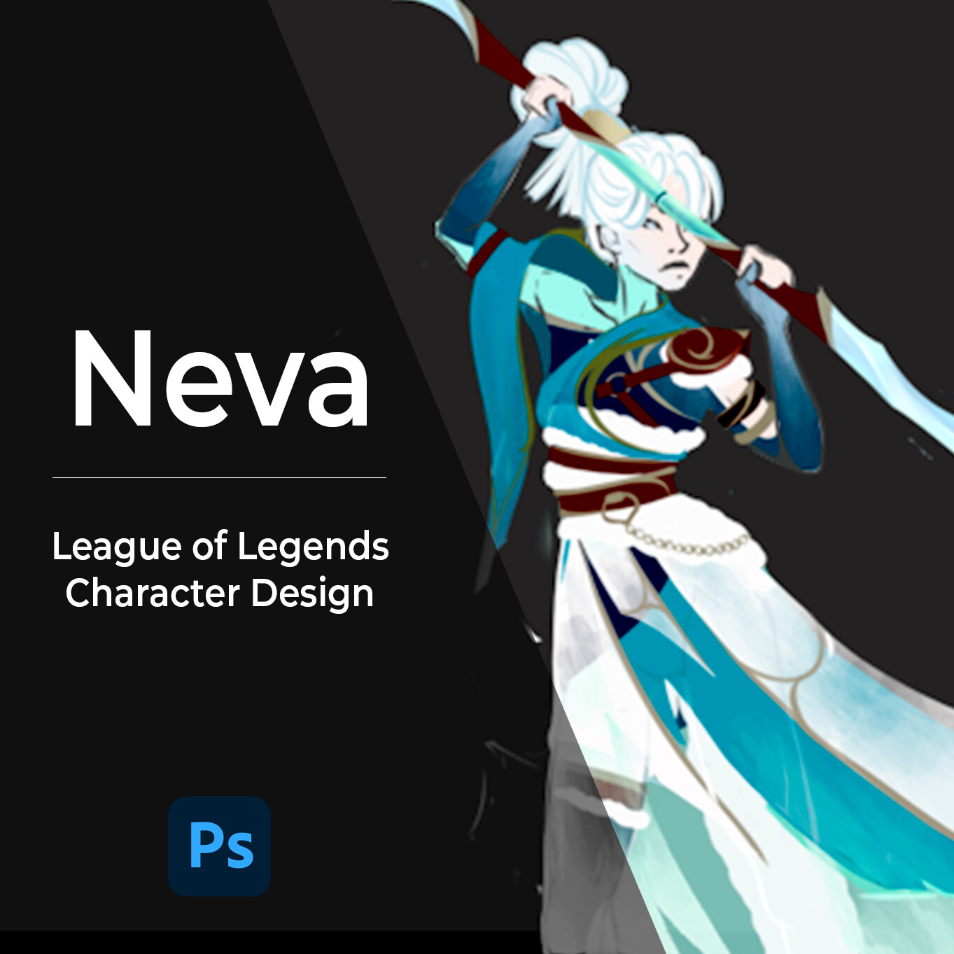 ArtStation - Character Design • Neva, Raging Snow of Freljord (League ...