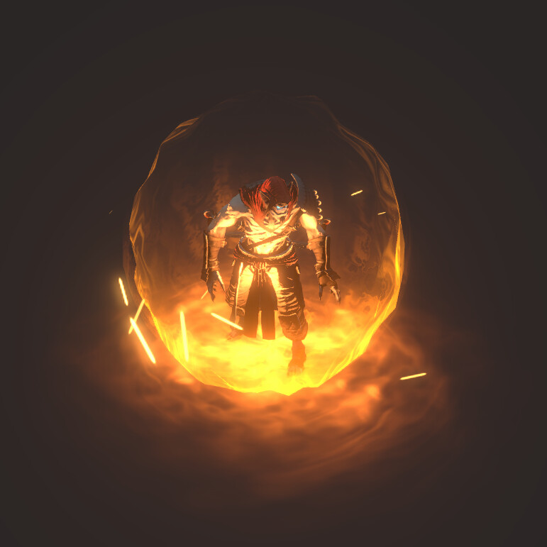 ArtStation - Flame Shield