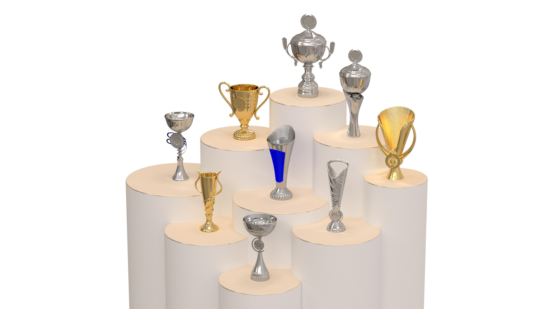 ArtStation - Champions showcase: 3D Trophy Design for WirmachenDruck