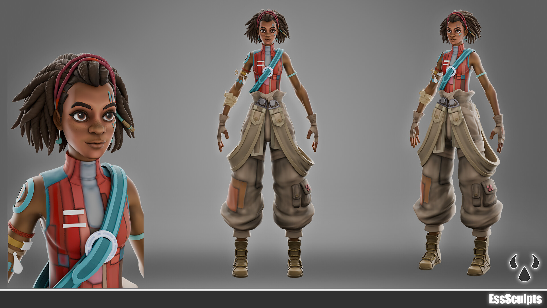 ArtStation - Female Character Sculpt WIP