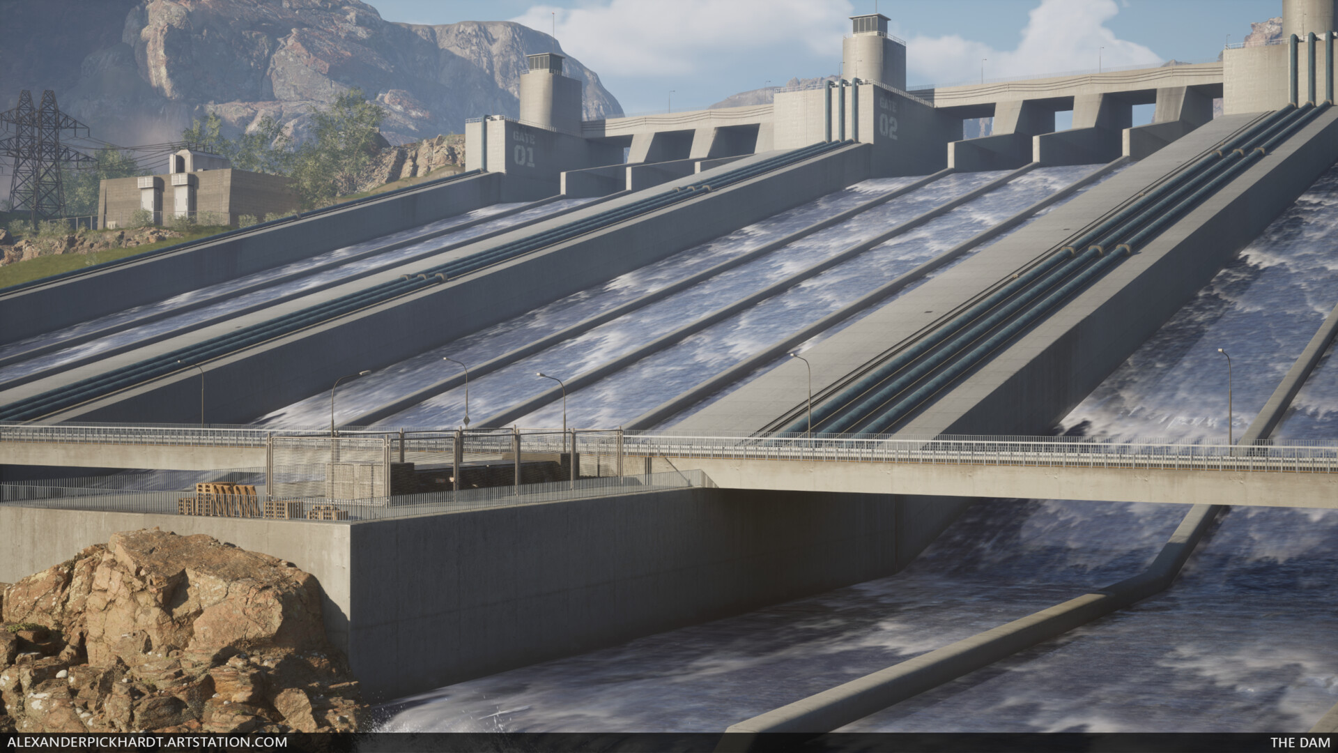 ArtStation - The Dam