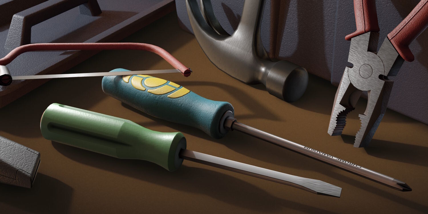 ArtStation - Low poly D.I.Y. tools