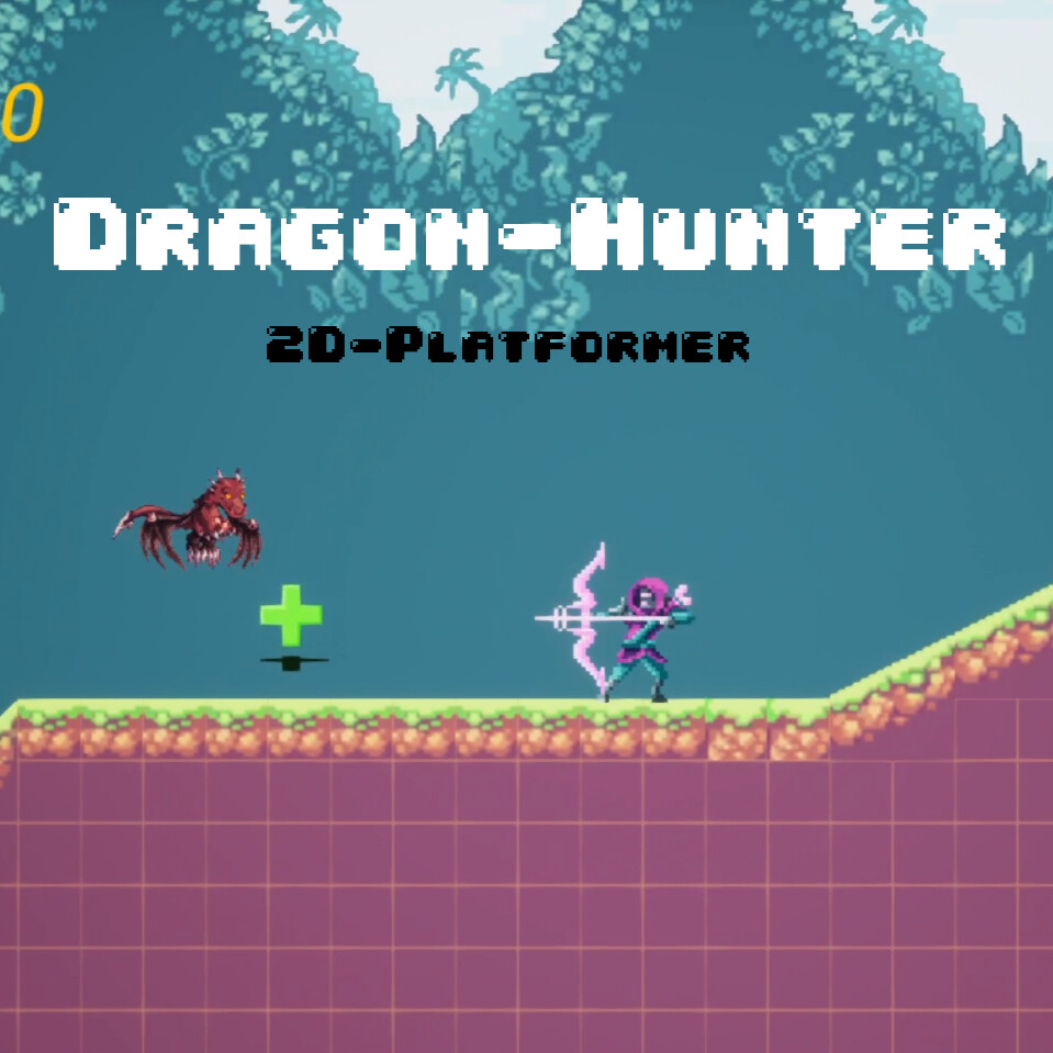 ArtStation - 2D Platformer - Dragon Hunter