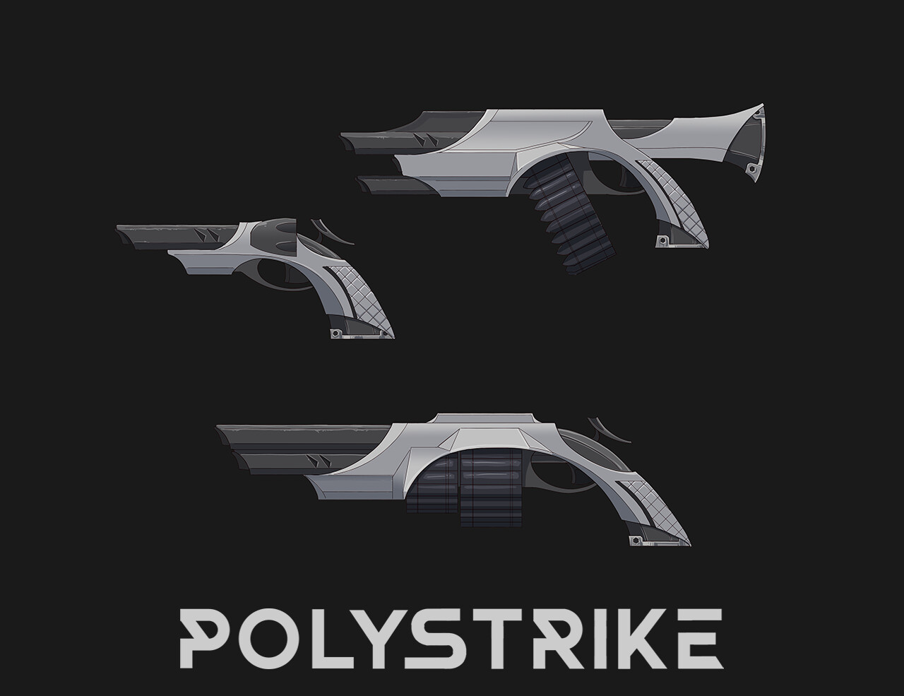 ArtStation - Iron Will Weapons Part 2 - Project POLYSTRIKE