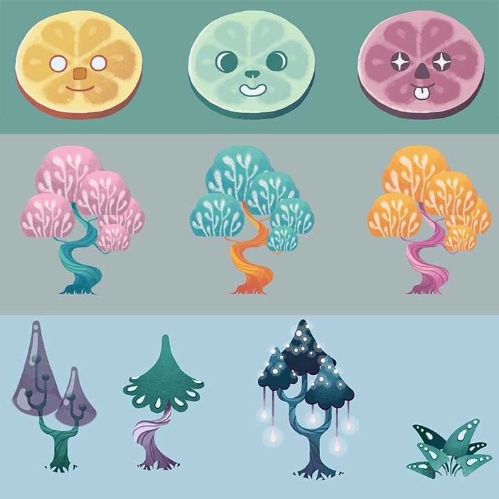 ArtStation - Babaoo - Environment props Concepts and 2D assets