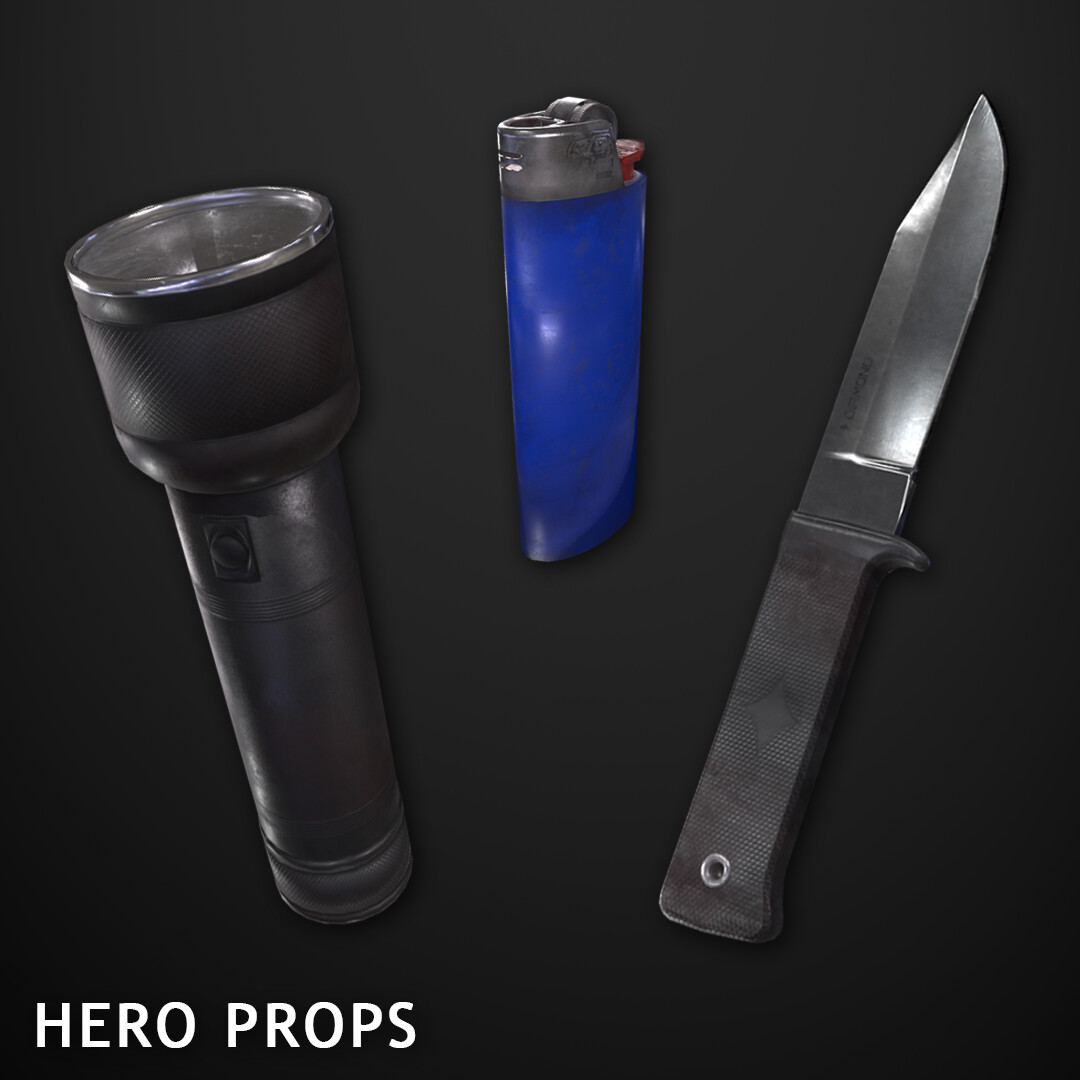 ArtStation - Post Apocalypse - Hero Props