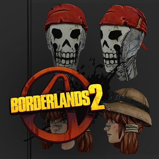 ArtStation - Head swaps for BL2!